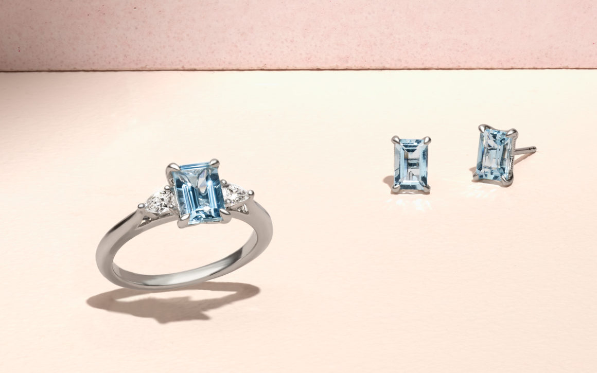Aquamarine + Diamonds = The Perfect Match
